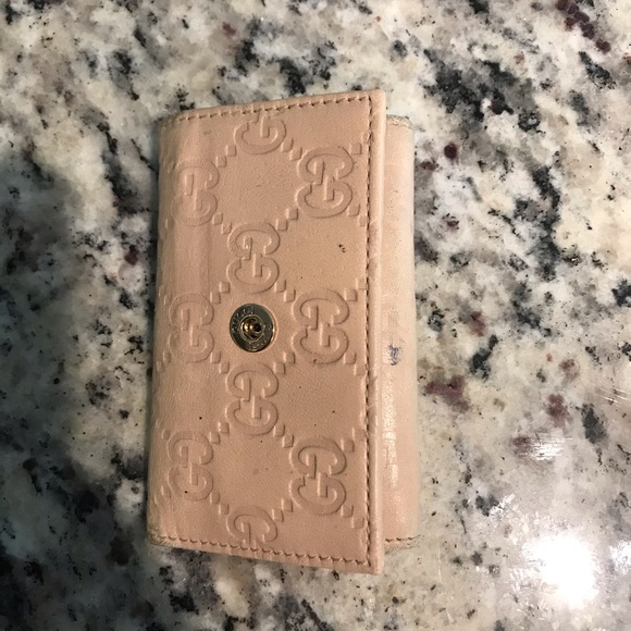 Gucci | Accessories | Gucci Logo Embossed Key Holder | Poshmark